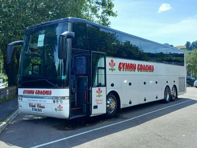 Cymru Coaches fleet of buses including minibuses and coaches
